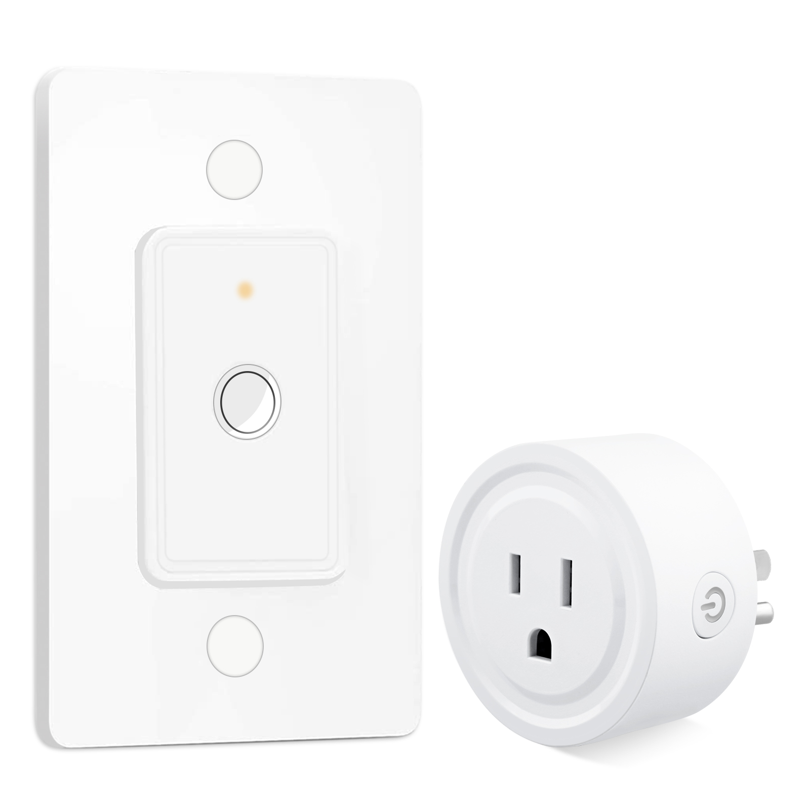 LoraTap Mini Remote Control Outlet Plug Adapter with Remote Wall Switch ...